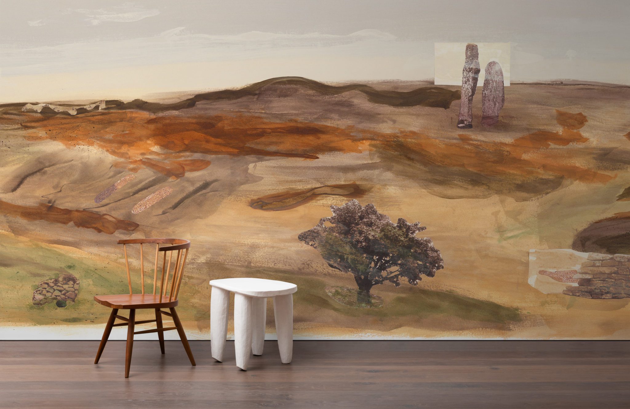 Woodlands, Fields, Moors — Calico Wallpaper