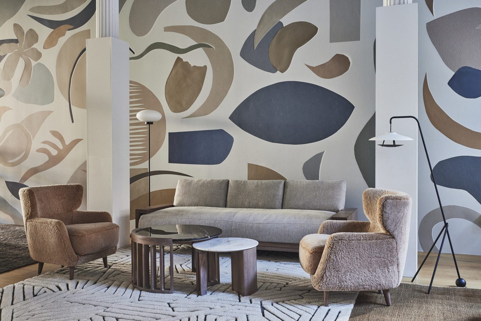 Corbu — Calico Wallpaper