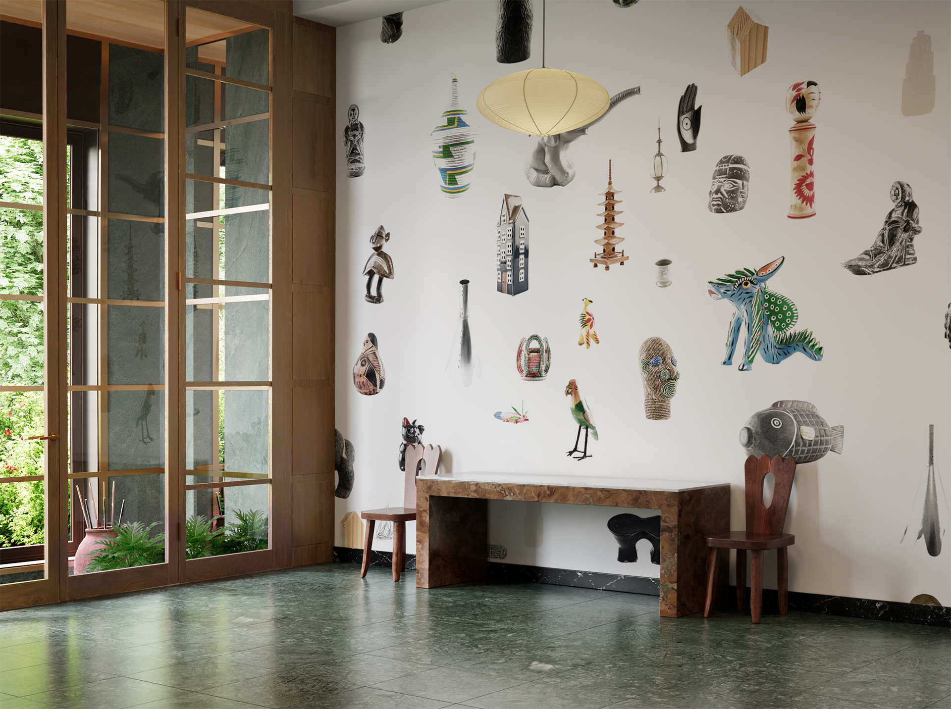 Particulaire Residential Collection — Calico Wallpaper